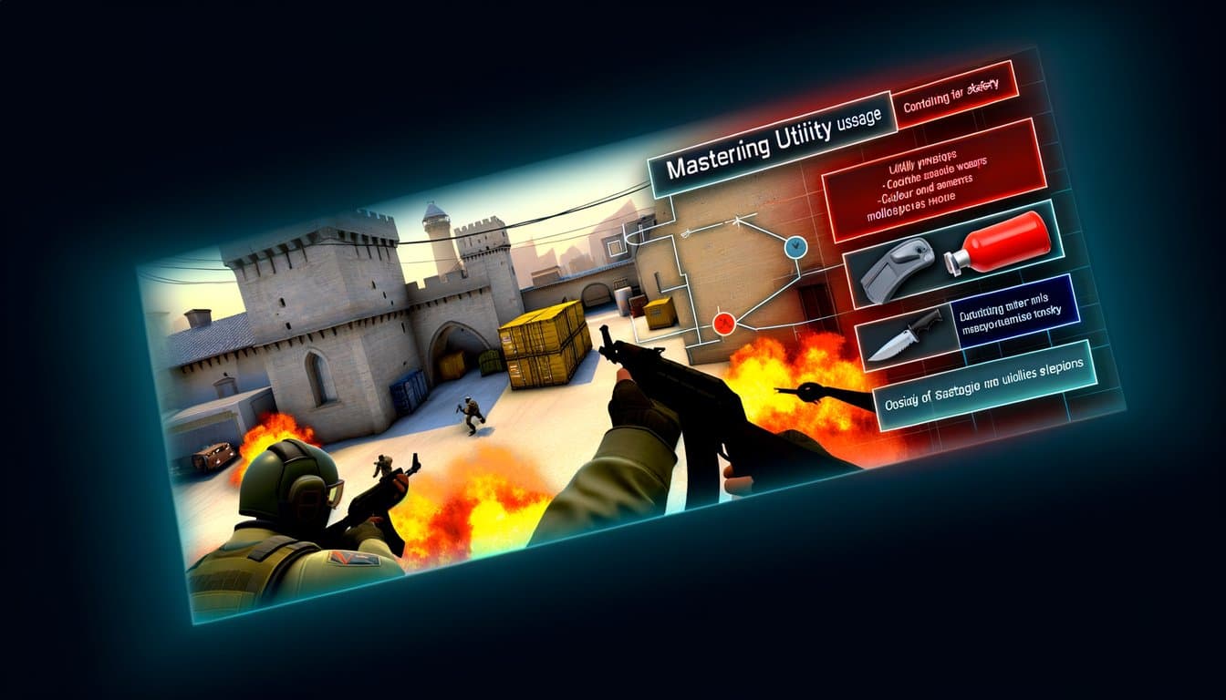 Mastering Utility Usage: How to Use Smokes, Flashes, and Molotovs Effectively in CSGO - Main Image